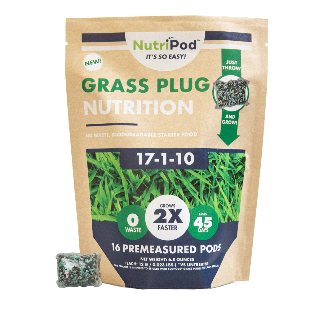 Grass Plug Fertilizer - Grass Plug Nutrition - NutriPod